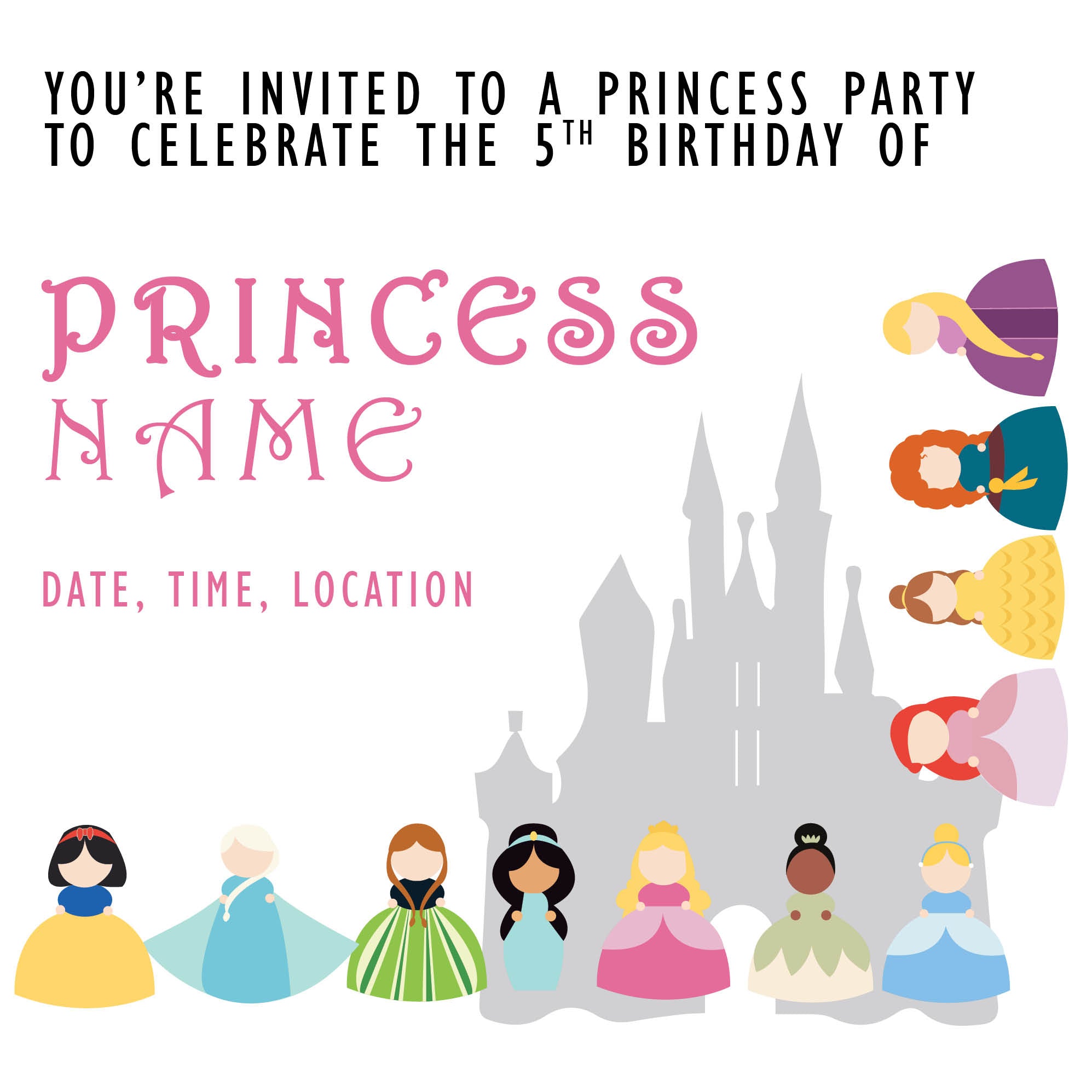 Princess -Shindig Party Box – A Bash In A Box